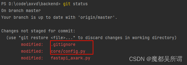【git】git ignore如何添加core/config.py忽略_添加 .gitignore-CSDN博客