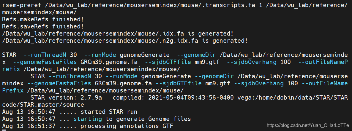 RNA-seq数据分析：STAR比对与RSEM转录本定量-CSDN博客