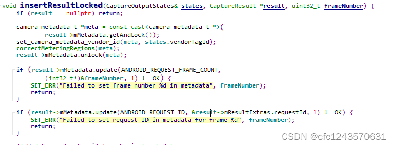 Android Camera FW 里的requestId和frameId-CSDN博客