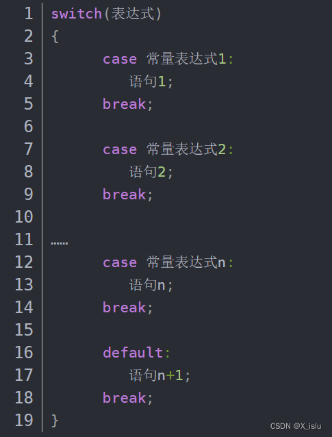 switch....case击穿| return 和break的区别_switch case return-CSDN博客