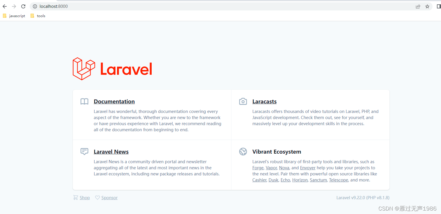 php环境安装（四）Laravel框架安装_--ignore-platform-req=ext-fileinfo-CSDN博客