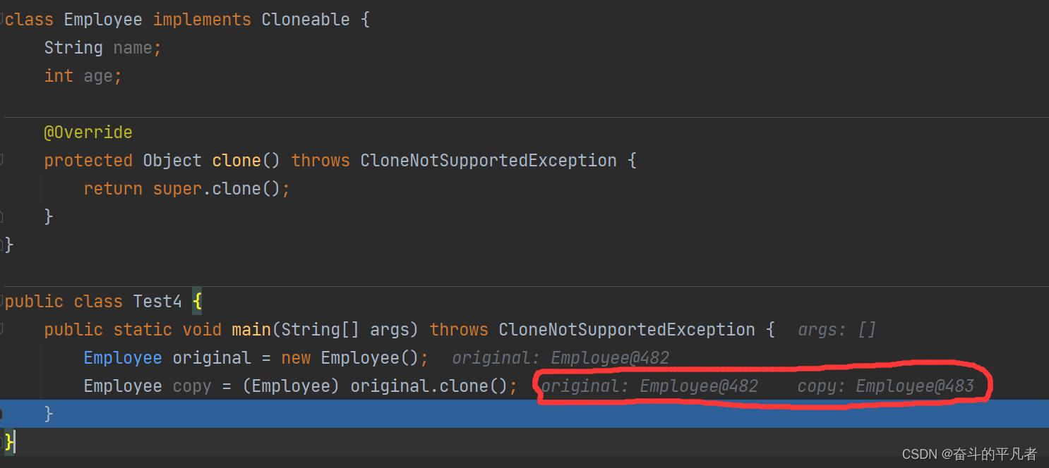 【java】克隆（clone），浅拷贝和深拷贝的区别_java clone是浅拷贝吗-CSDN博客