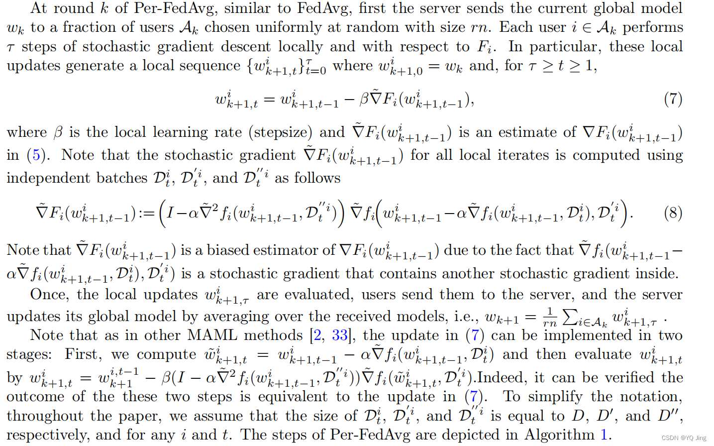 【文献阅读笔记】Personalized Federated Learning: A Meta-LearningApproach_personalized federated learning ...