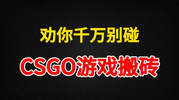 劝你一定要做steam/csgo游戏搬砖_cs搬砖-CSDN博客
