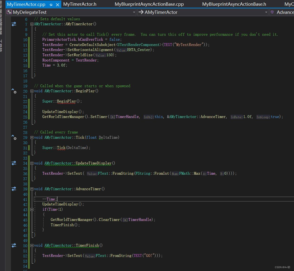 UE4c++计时器_ue4 计时器-CSDN博客