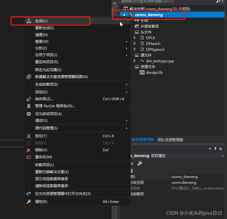Window下VS运行达梦DPI_达梦-2207-CSDN博客