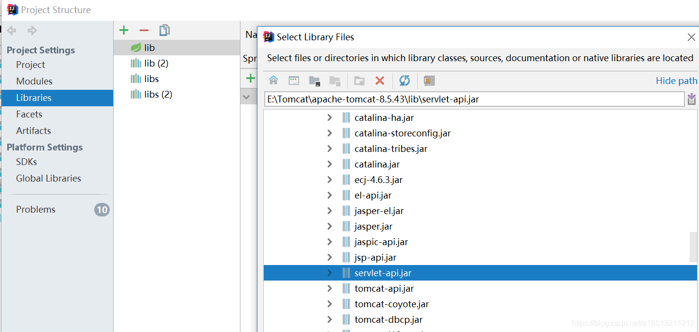 IntelliJ IDEA里找不到javax.servlet的jar包_18:06找不到源代码: 找不到 'servlet-api.jar' 的源-CSDN博客