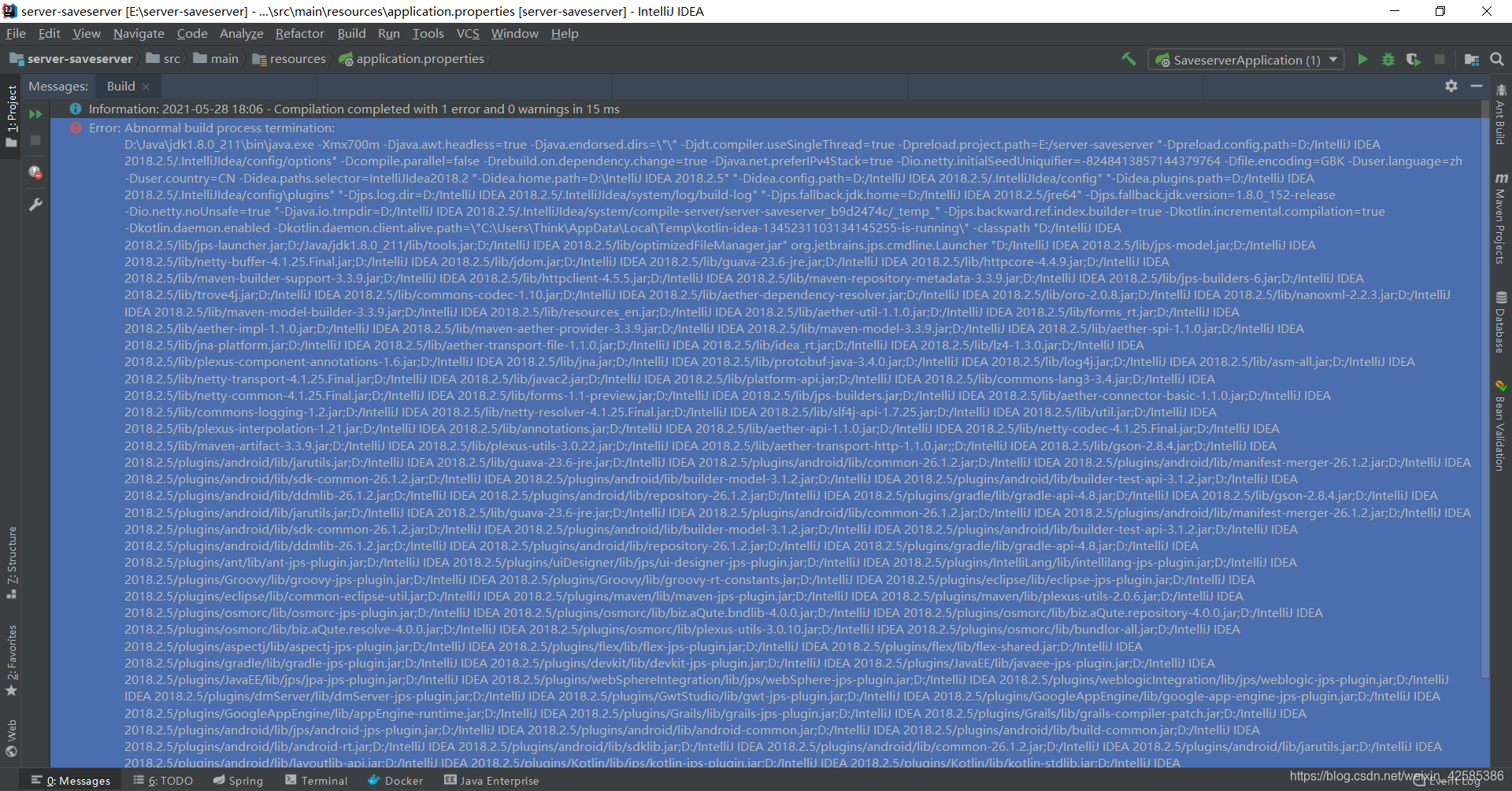 IDEA启动Springboot项目失败——运行内存不足_error occurred during initialization of vm could n-CSDN博客