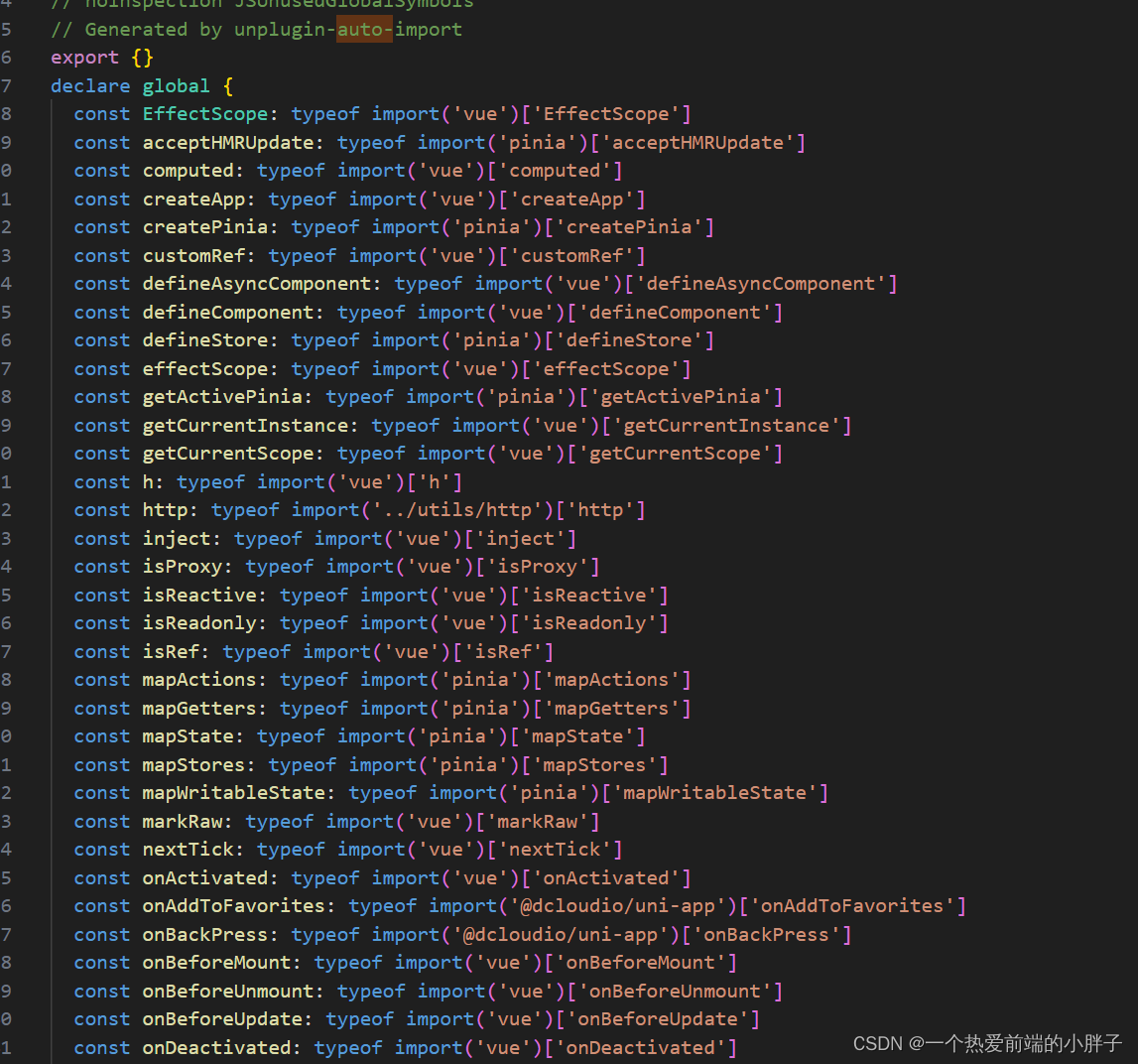 vue3+ts的uniapp项目中使用unplugin-auto-import自动导入api_uni-app unplugin-auto-import-CSDN博客