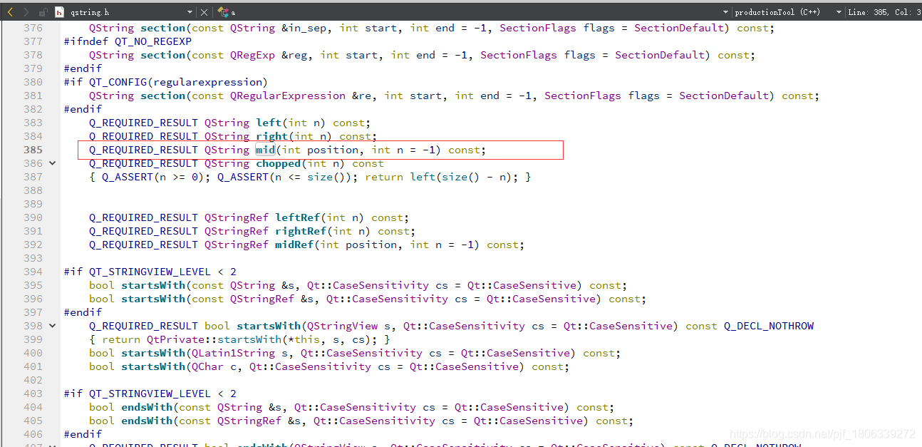 QString是否相同判断、是否包含某个字符串、字符串截取_qstring 包含-CSDN博客