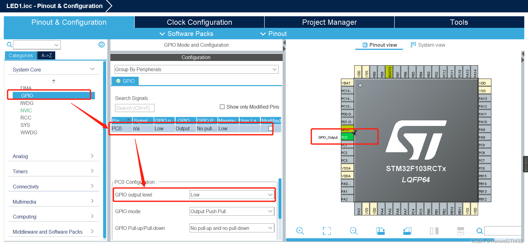 使用STM32CubeIDE使led闪烁_stm32cubeide 闪烁-CSDN博客