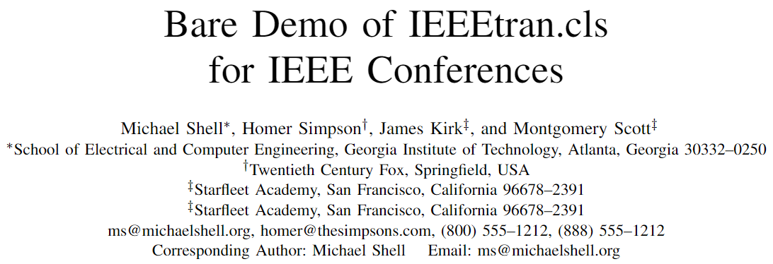 【LaTex】IEEE论文作者信息排版_ieee作者格式-CSDN博客