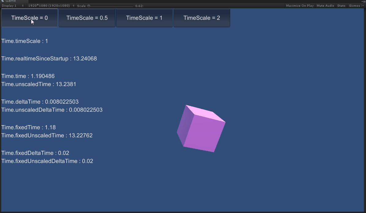 Unity——Time.timeScale详解-CSDN博客