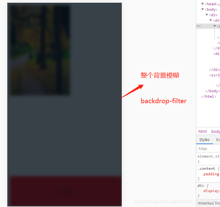 backdrop-filter 和filter 写出高斯模糊效果 以及两者区别_backdrop-filter: blur(5px);-CSDN博客