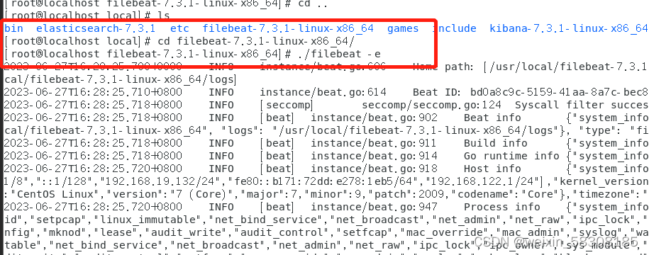 LINUX - EFK（elastic + filebeat + kibana）日志审计系统小白构建过程 日记 手册_efk日志系统-CSDN博客