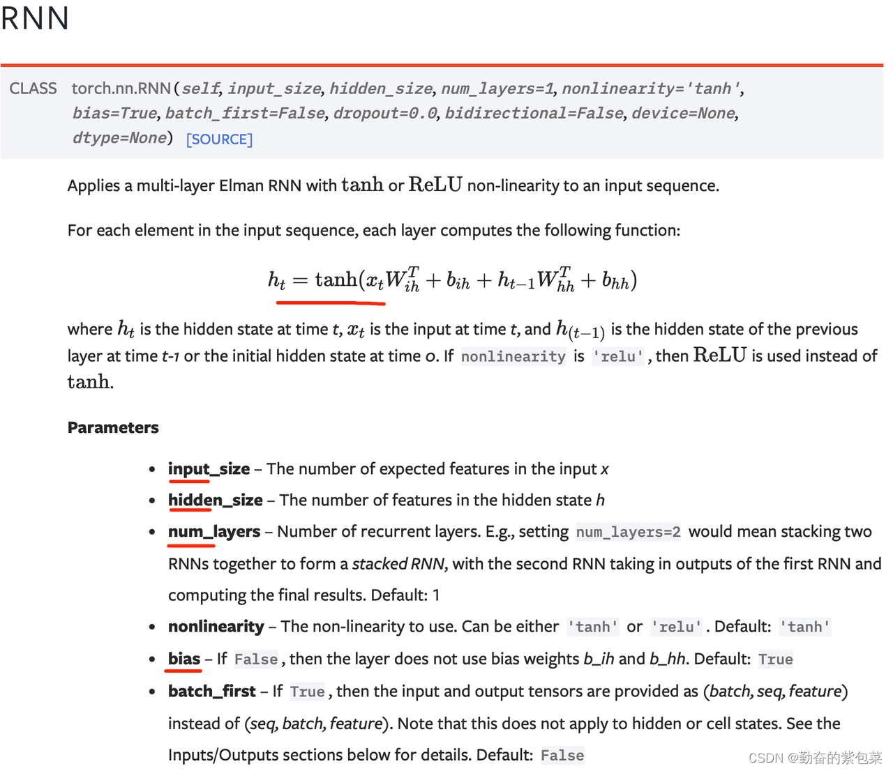 RNN详解(Recurrent Neural Network)_rnn 输出 接连接层-CSDN博客