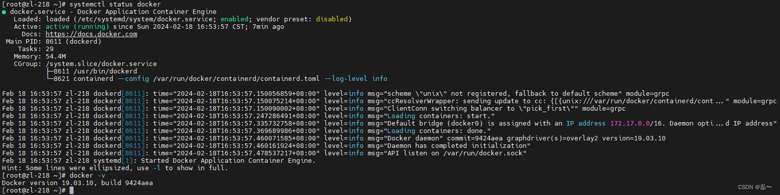Linux 离线安装 docker_docker-19.03.10.tgz-CSDN博客