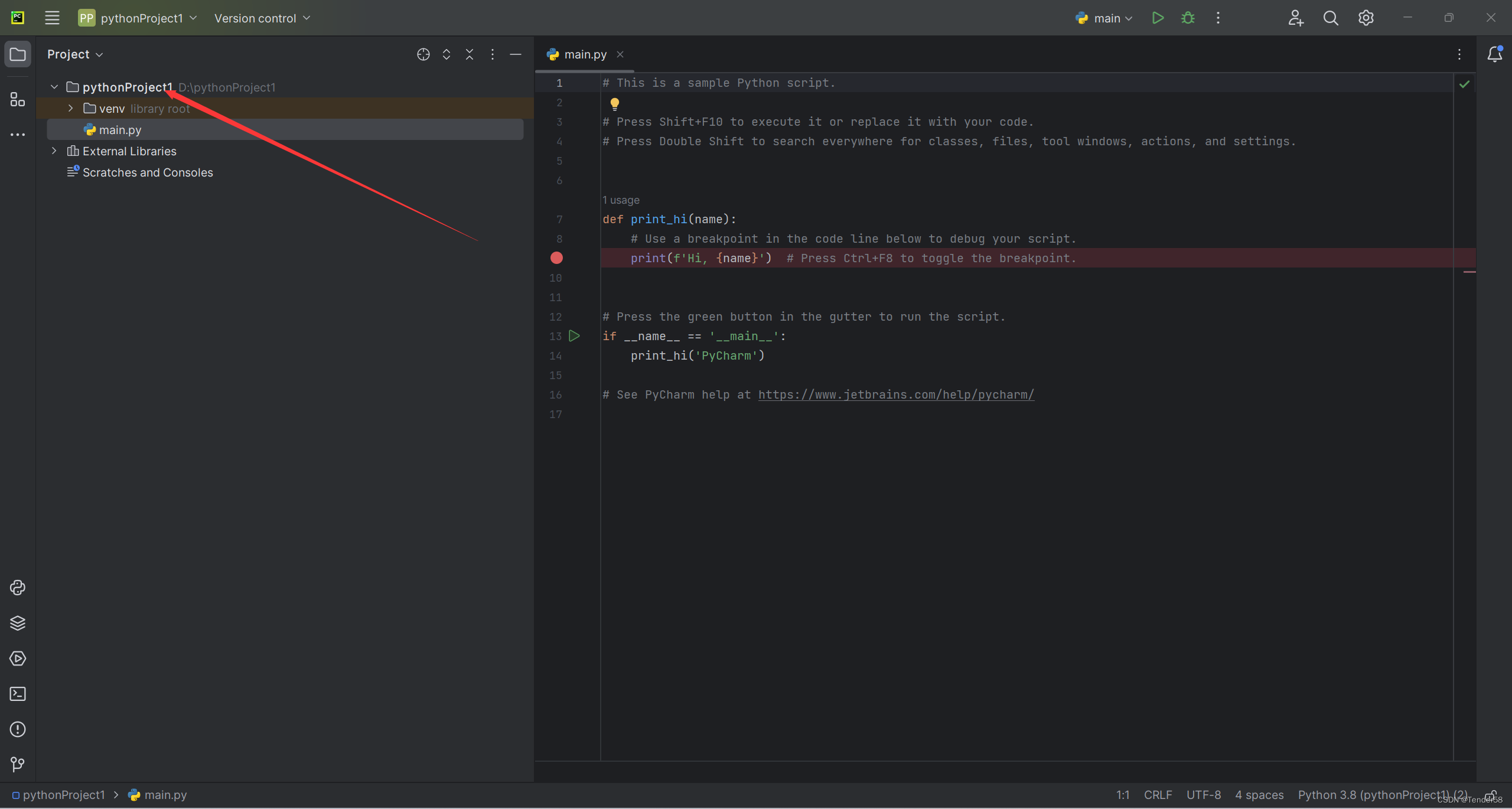 Python学习-day1（配置环境，如何安装解释器，pycharm，建立项目，个性化设置）-CSDN博客