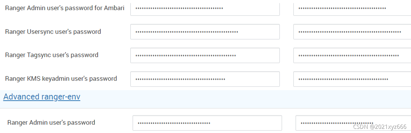 Ranger admin管理员密码忘记重置_user:admin credentials on ambari ui are not in syn-CSDN博客