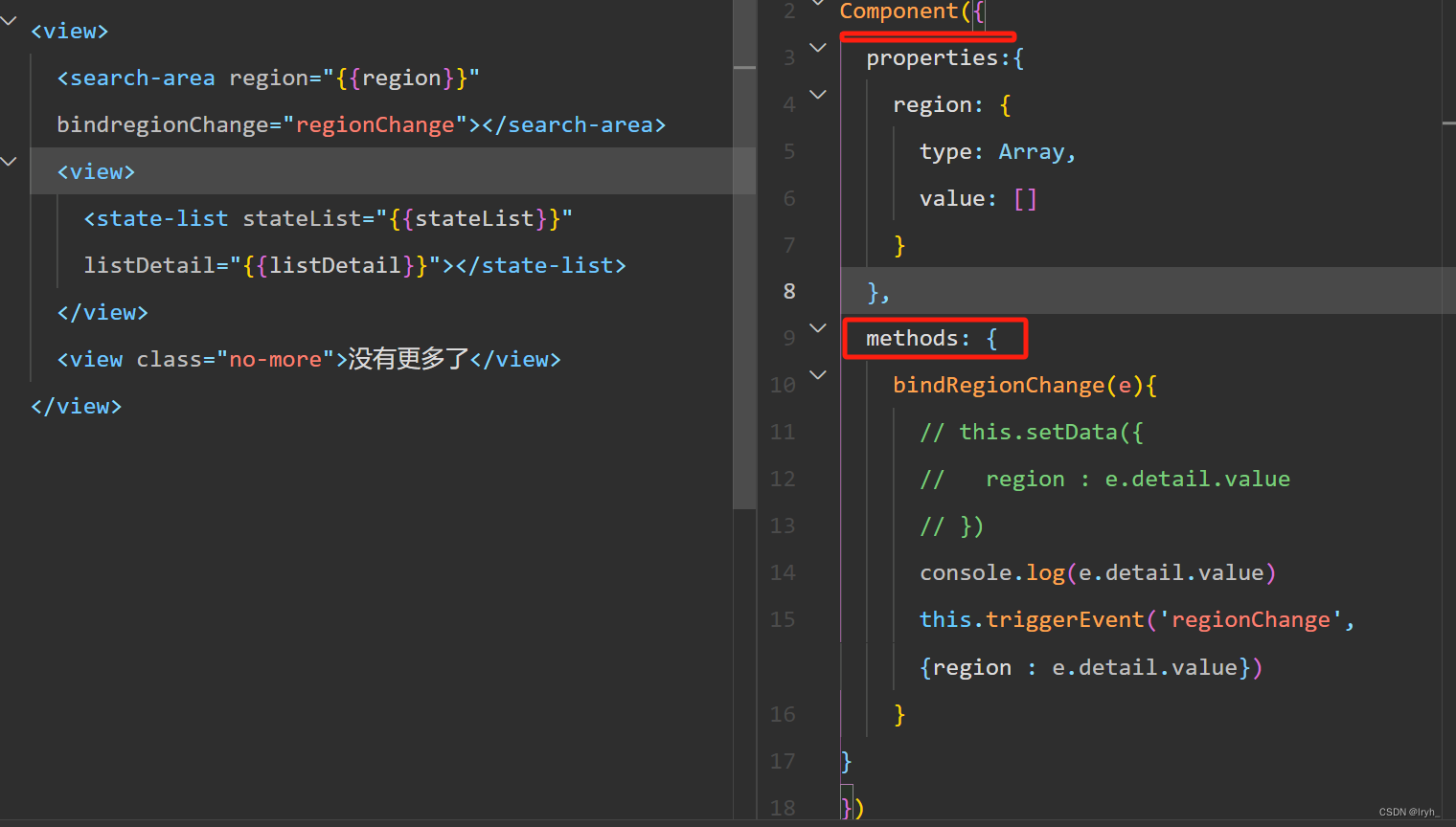 微信小程序开发中遇到 does not have a method “bindRegionChange“ to handle event “change“._does not have a ...