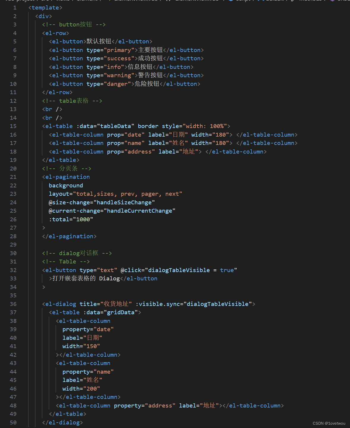 Vue Ajax Element入门学习_vue element axois 知识-CSDN博客