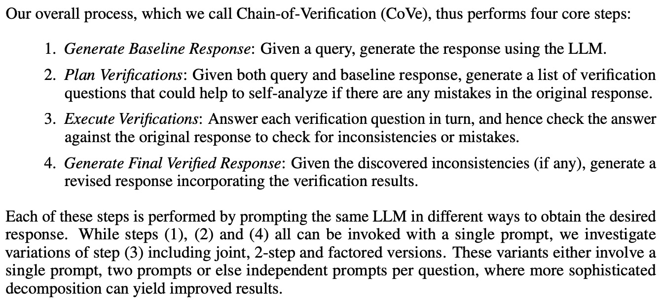 Chain-of-Verification Reduces Hallucination in Lagrge Language Models阅读笔记_chain-of-verification ...
