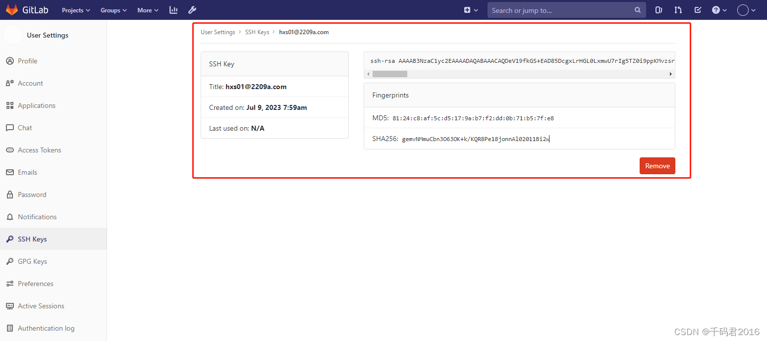 Gitlab二gitlab添加win10 台式机的ssh Keyto Add An Ssh Key You Need To Generate One Or Use Csdn博客