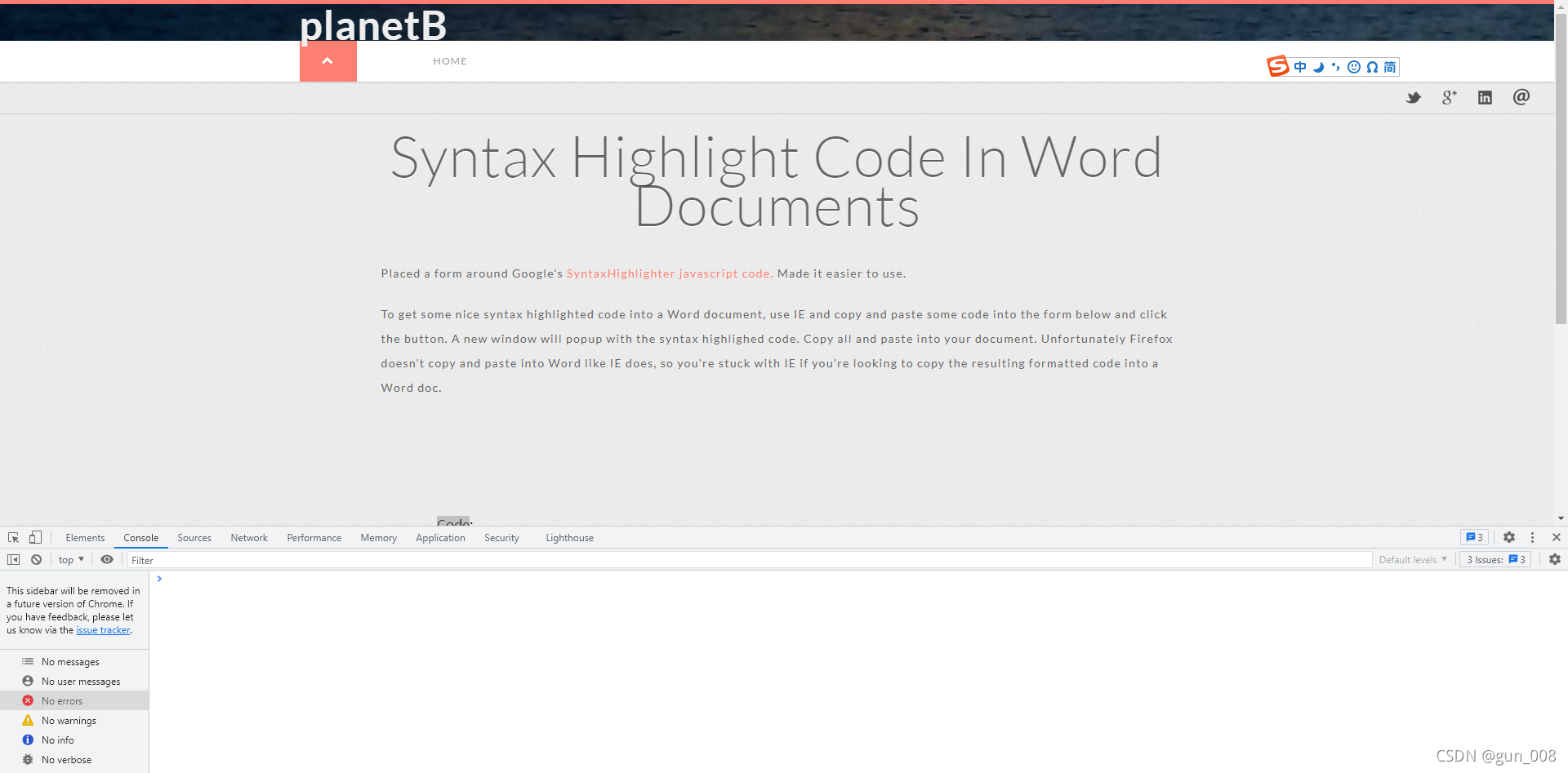 Word 中插入高亮代码 | planetB | syntax-highlight-word-CSDN博客