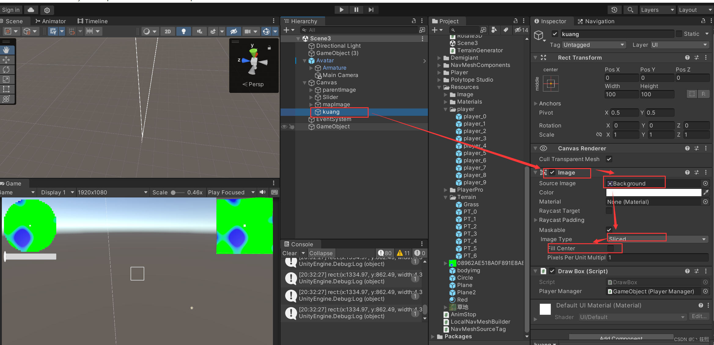 Unity框选效果（框选后有选中效果，可控制被选中的角色移动）_unity 框选-CSDN博客