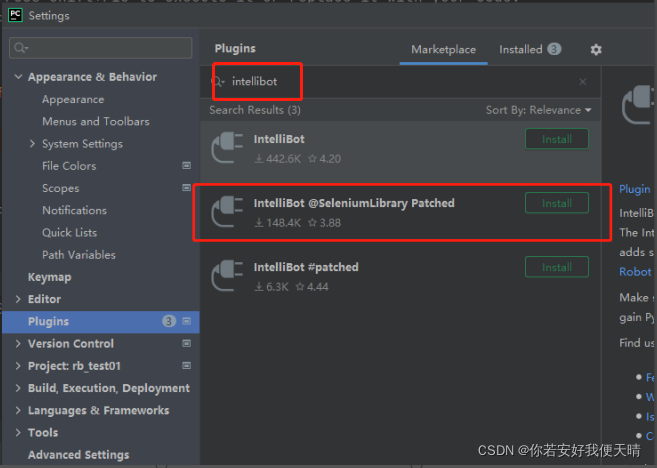 Python3+RobotFramework+pycharm_python3 -m robot -d-CSDN博客