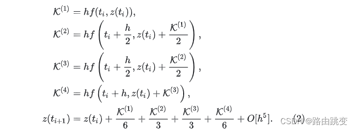 GraphGeo参文2：Fourth-Order Runge–Kutta（四阶RK方法）_fourth-order runge-kutta ...