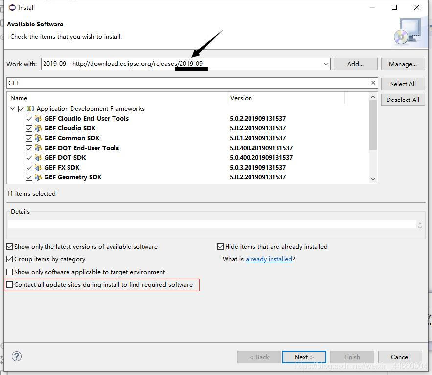 eclipse中Installing software安装遇到错误解决方案（我是安装GEF插件出错）以及没有AmaterasUML选项的解决方案-CSDN博客