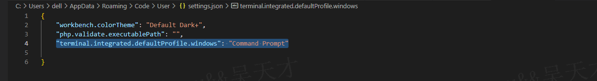 Vscode将默认终端terminal从powershell改为cmdvscode Powershell改成cmd Csdn博客 6099