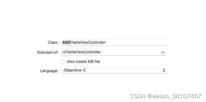 oc uitableView 展示单组数据-CSDN博客