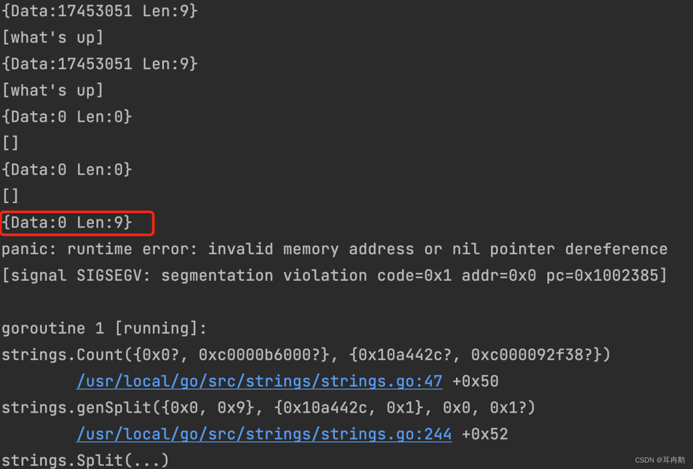 Go并发读取string的Panic问题_panicstring-CSDN博客