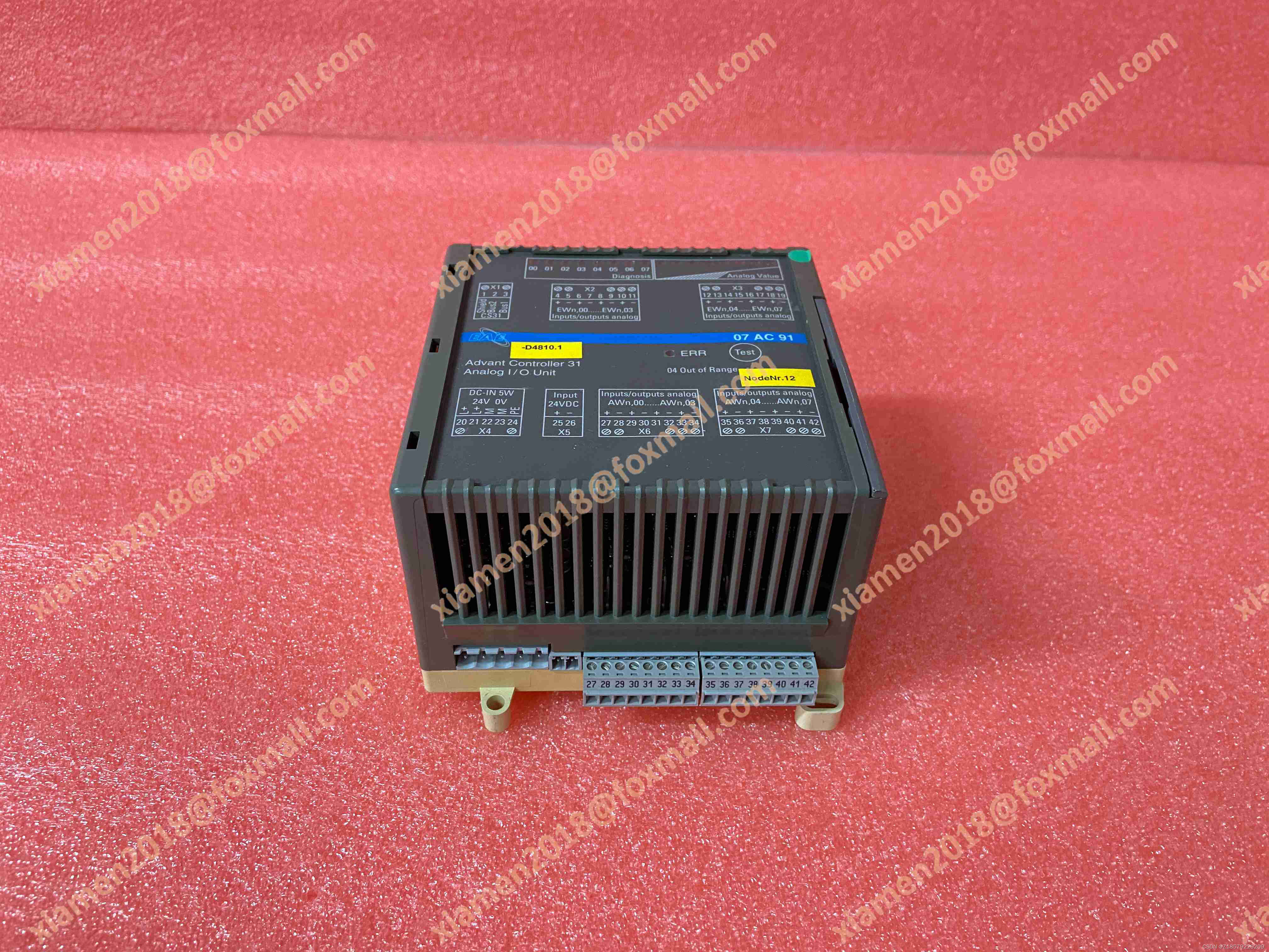 ABB 07AC91F GJR5252300R3101 模拟量输入输出模块-CSDN博客