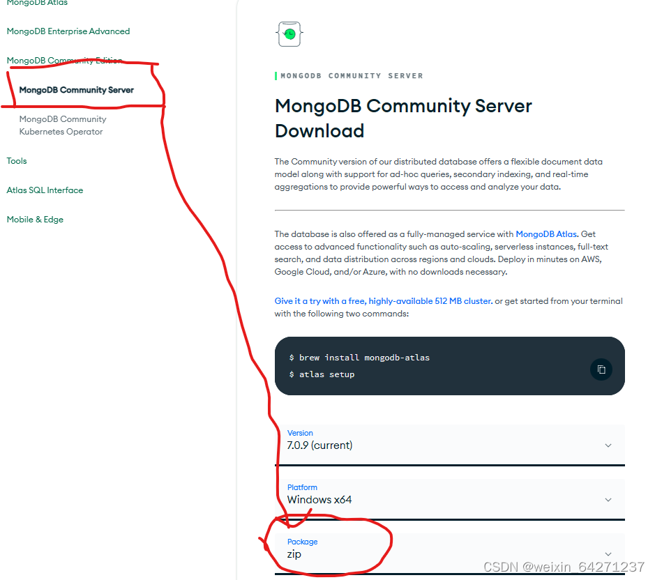 mongodb的安装和配置_mongodbzip安装配置步骤-CSDN博客