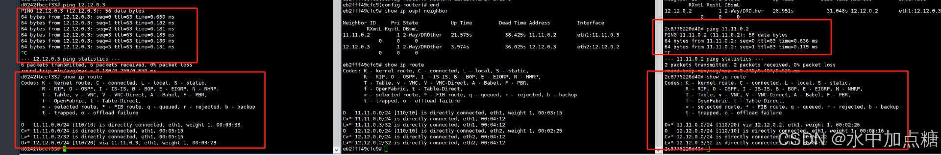 Frrouting快速入门——OSPF组网（一）-CSDN博客