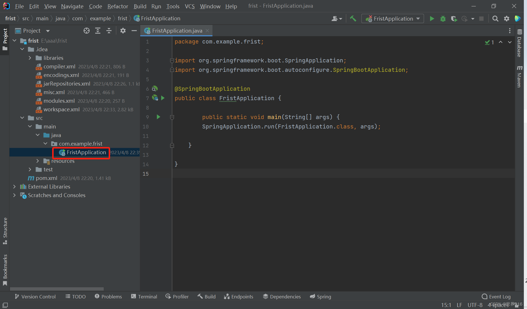 第一次运行Spring Boot项目_怎样跑springboot项目-CSDN博客