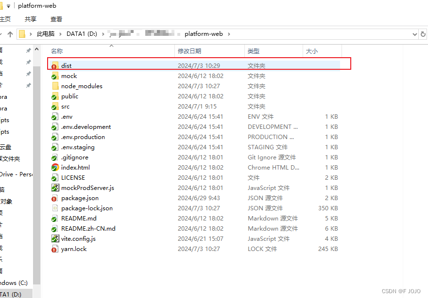 前端vue项目打包及部署mobaxterm运行前端vue Csdn博客