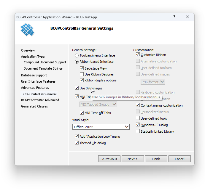 MFC扩展库BCGControlBar Pro v33.5新版亮点 - 其他增强功能_bcgcontrolbar库-CSDN博客