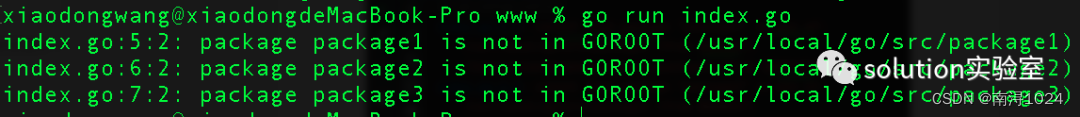 Go语言运行时cannot Find Package “xxxx“ In Any Of 的解决方案（亲测有效） Go Cannot Find