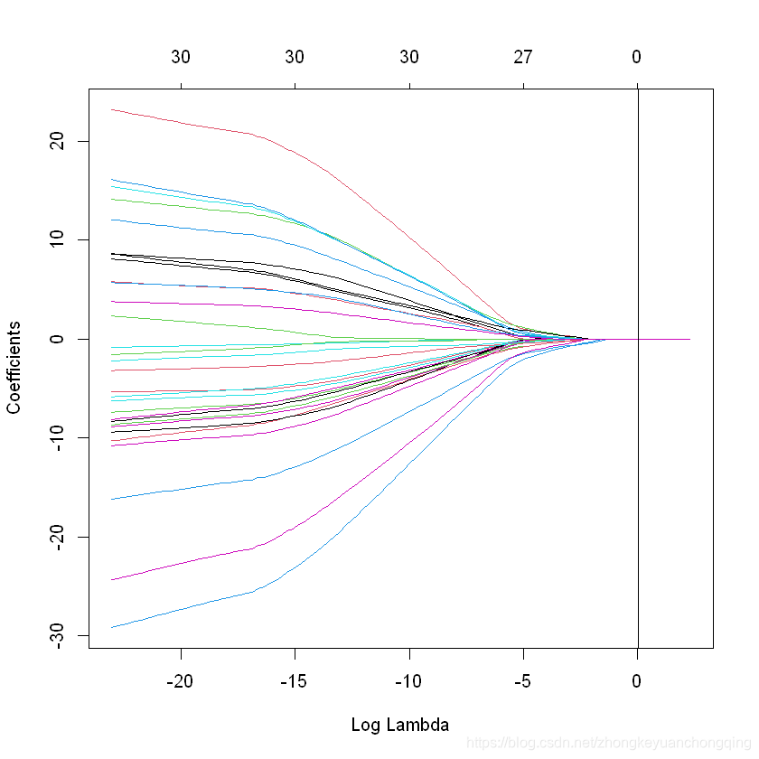R语言基于glmnet构建分类模型并可视化特征系数（coefficient）以及L1正则化系数（lambda）实战-CSDN博客