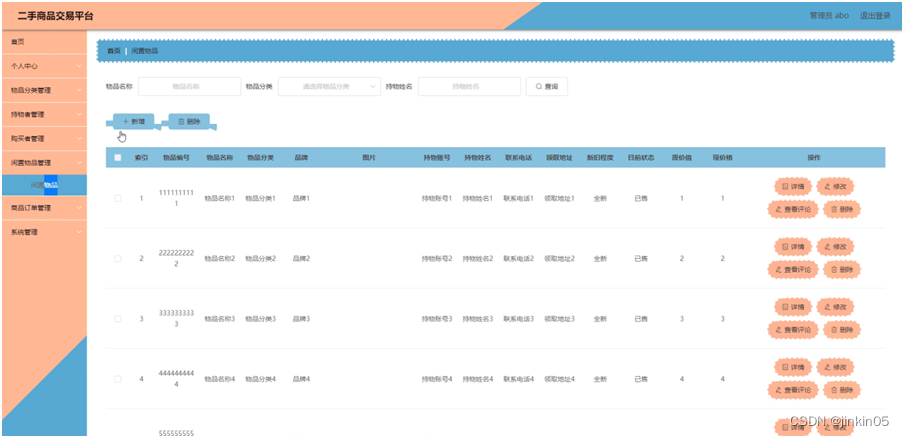java/php/node.js/python二手商品交易平台【2024年毕设】-CSDN博客