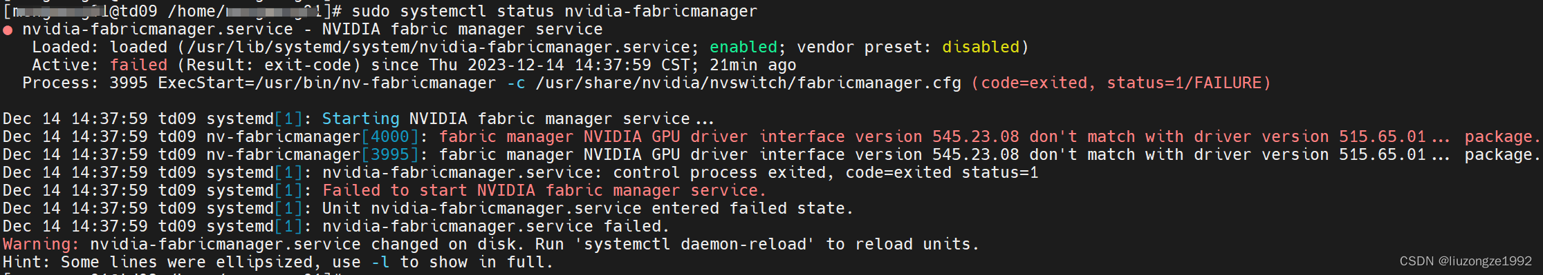 解决多卡机器CUDA Error Code 802(CUDA_ERROR_SYSTEM_NOT_READY)_nvidia fabricmanager-CSDN博客