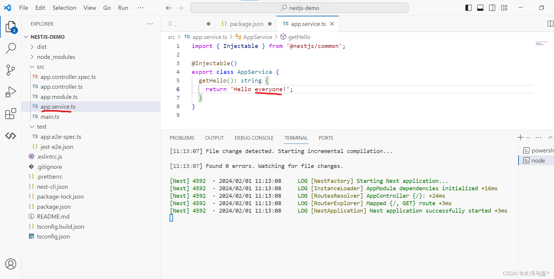 快速入门：使用Node.js和NestJS创建、配置及部署项目-CSDN博客