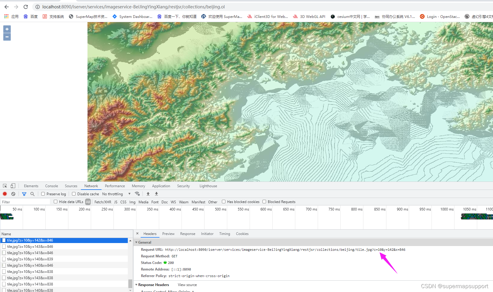 SuperMap iClient3D for WebGL之对接iServer发布的影像服务（一）_iserver 3dweb-CSDN博客
