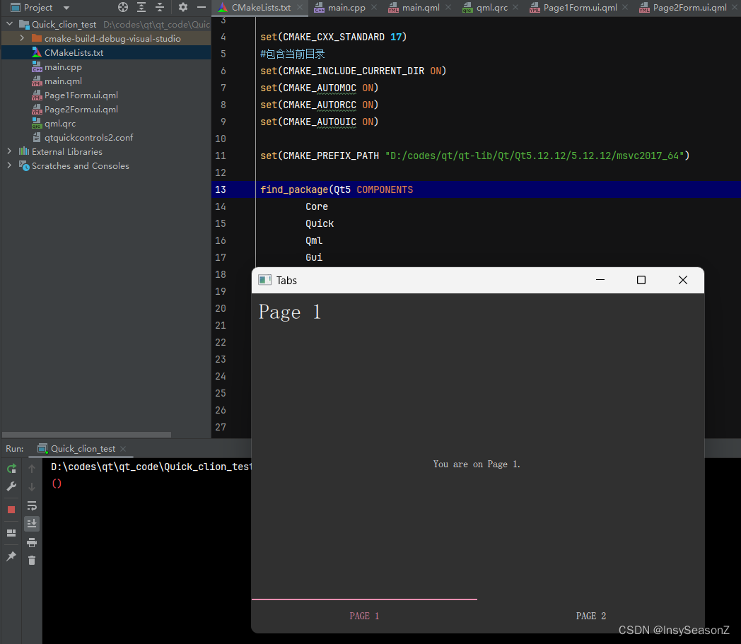 Cmake+Quick工程配置_cmake quick-CSDN博客