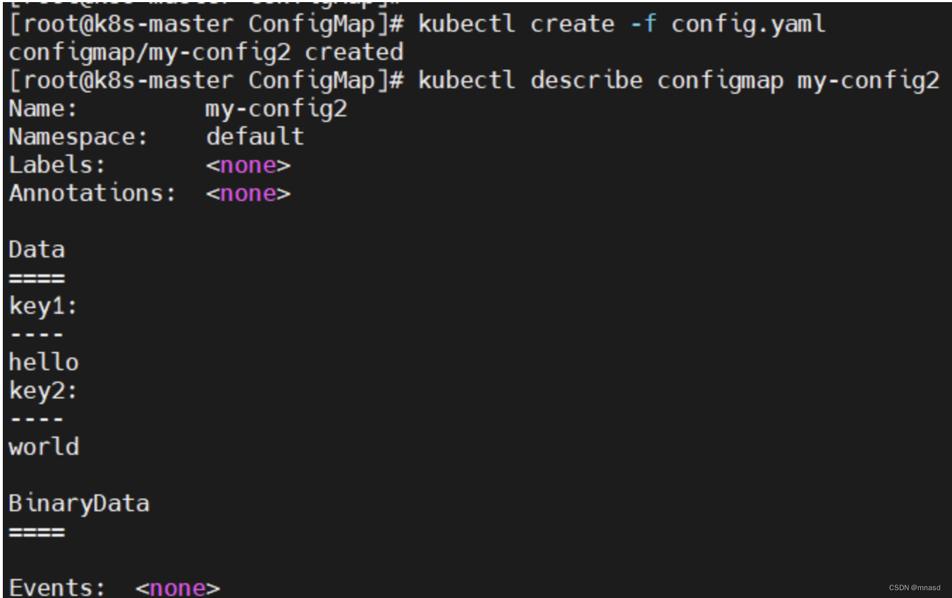 Kubernetes（k8s）ConfigMap详解及应用_kubectl get configmap-CSDN博客