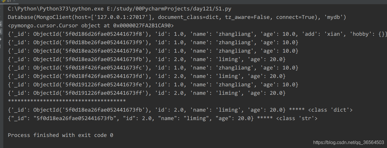 Mongodb 05 python使用pymongo操作数据库Mongodb_pymongo清华-CSDN博客